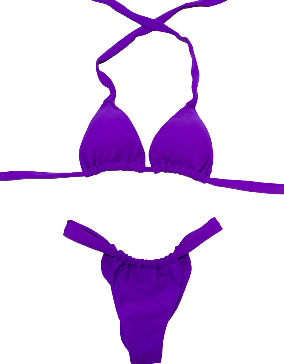 Purple Triangle top – Surfside Bikini
